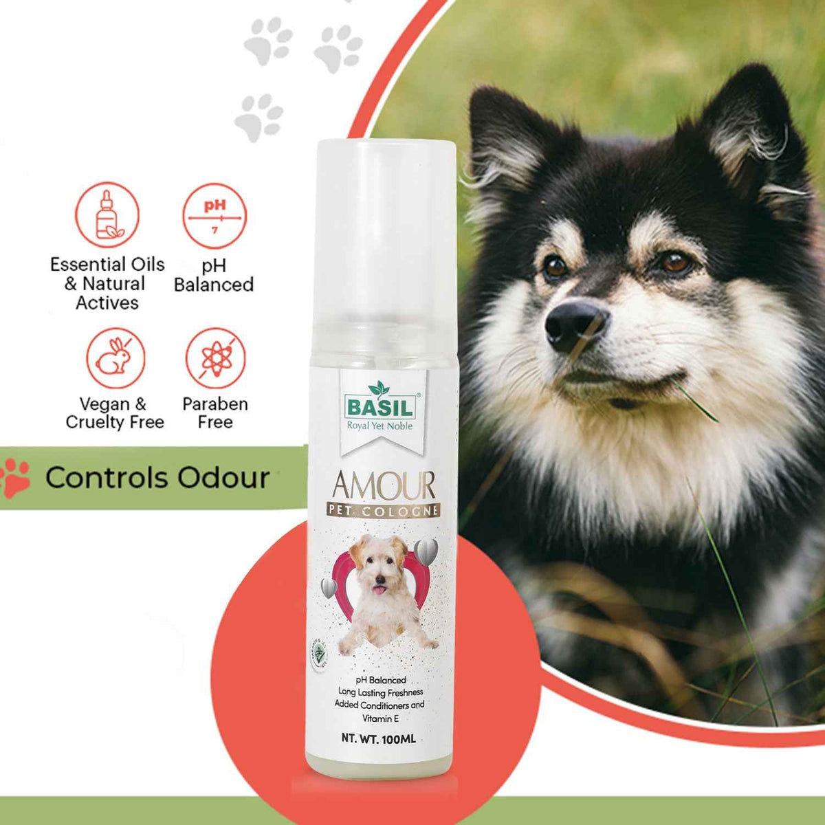 AMOUR Cologne Perfume for Dogs - 100ml Fresh Canine Elegance for a ...